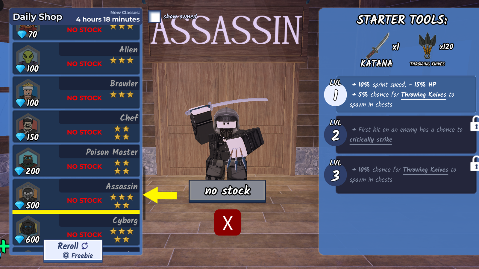 Roblox 99 Nights in the Forest Classes Tier List - Which Is The Best ...