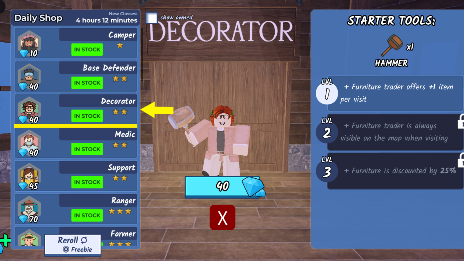Roblox 99 Nights in the Forest Classes Tier List - Which Is The Best ...
