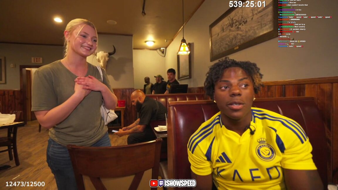Embarrassing! 22-Year-Old Girl Rejects IShowSpeed for Lying to Her Live ...