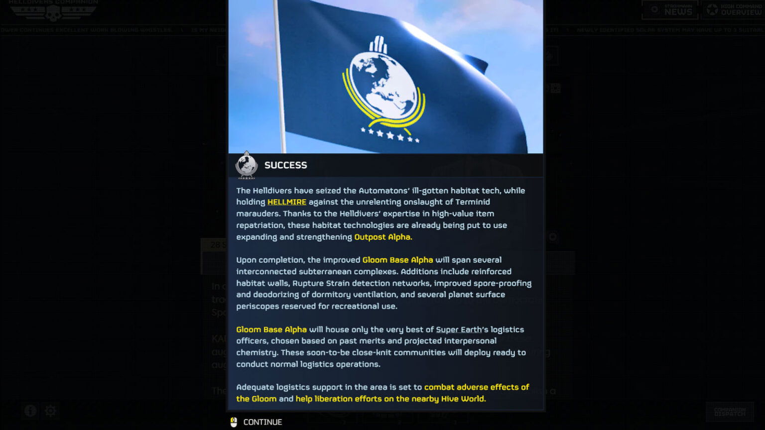 Helldivers 2 Major Order Complete: How Does It Affect the Gloom Alpha Base?