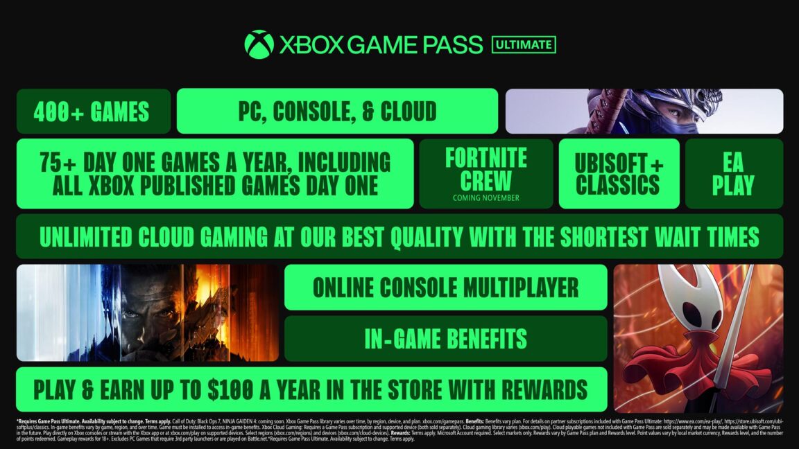 Xbox Game Pass Essential, Premium, & Ultimate Full Breakdown - Prices ...