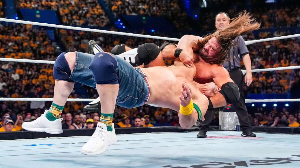 Every John Cena vs AJ Styles Match Including WWE Crown Jewel 2025 ...