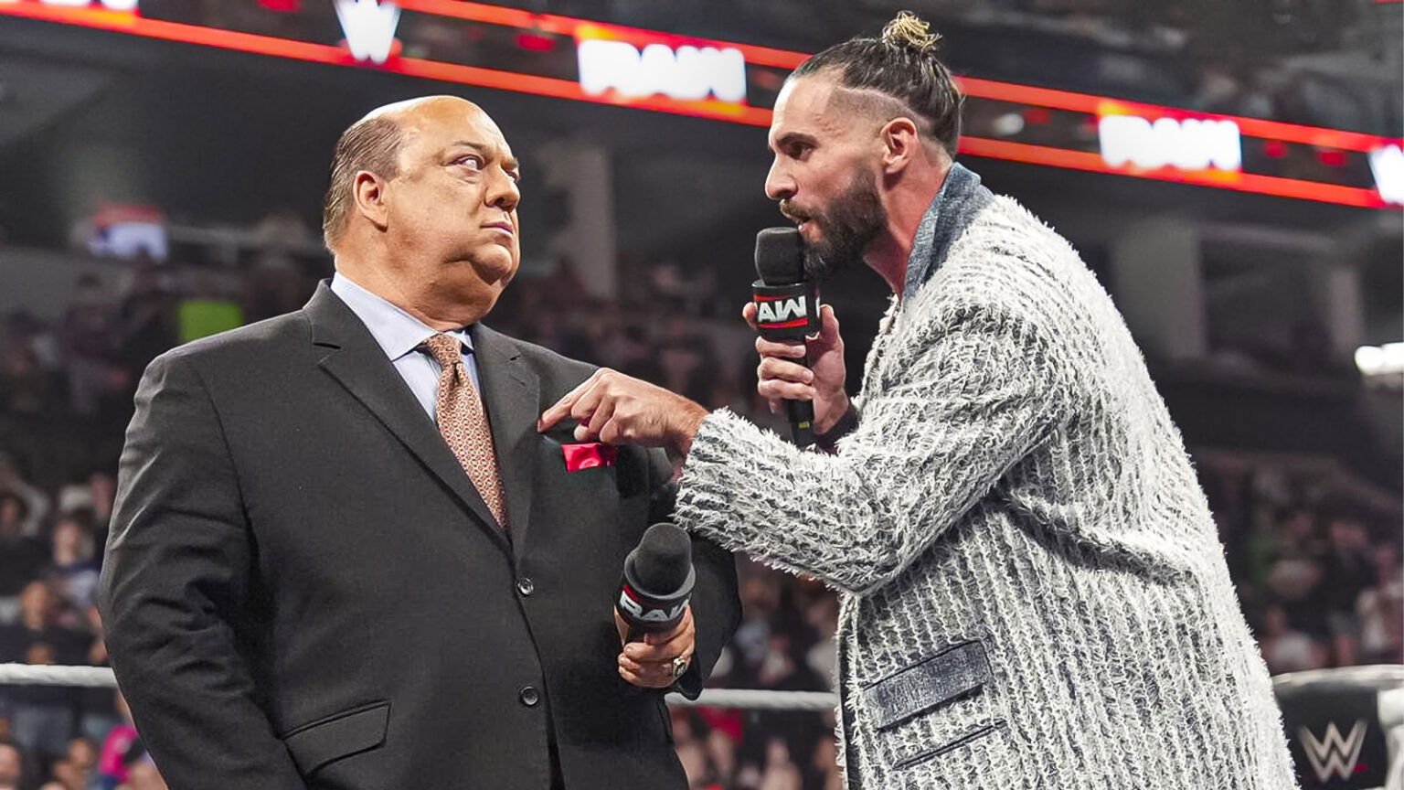 WWE RAW (October 13): Paul Heyman Stabs Seth Rollins in the Back