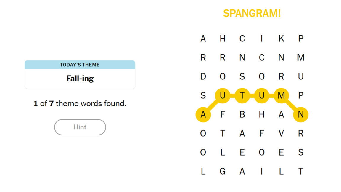 NYT Strands Hints and Answers for Today (October 26, 2025)