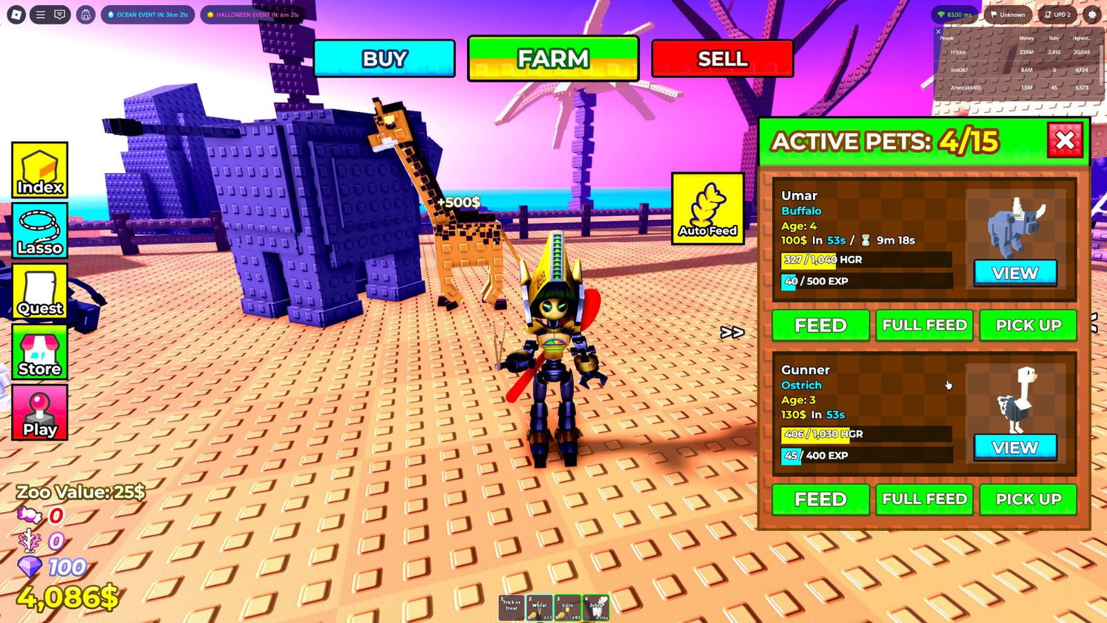 All Animals in Roblox Raise Animals and How to Get Them