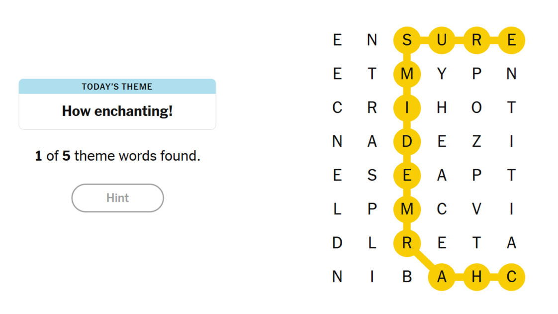 NYT Strands Hints and Answers for Today (November 9, 2025)