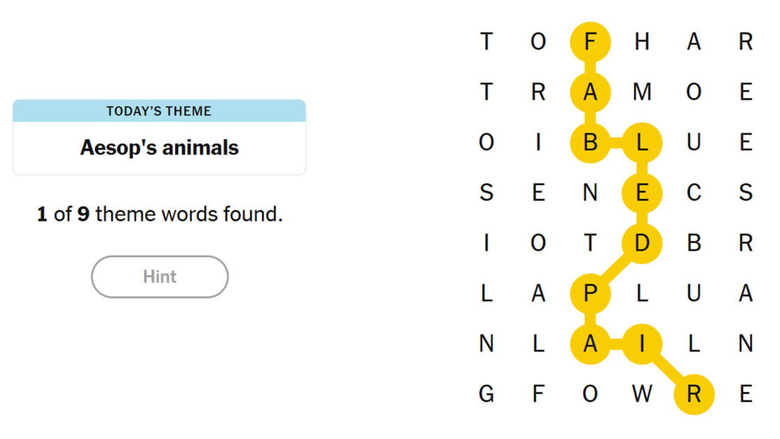 NYT Strands Hints and Answers for Today (November 11, 2025)