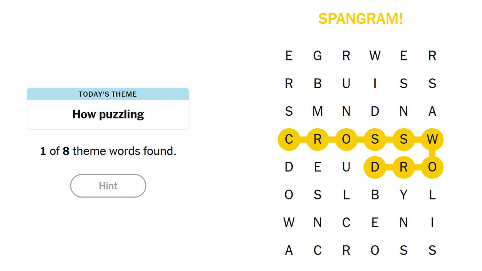 NYT Strands Hints and Answers for Today (November 12, 2025)