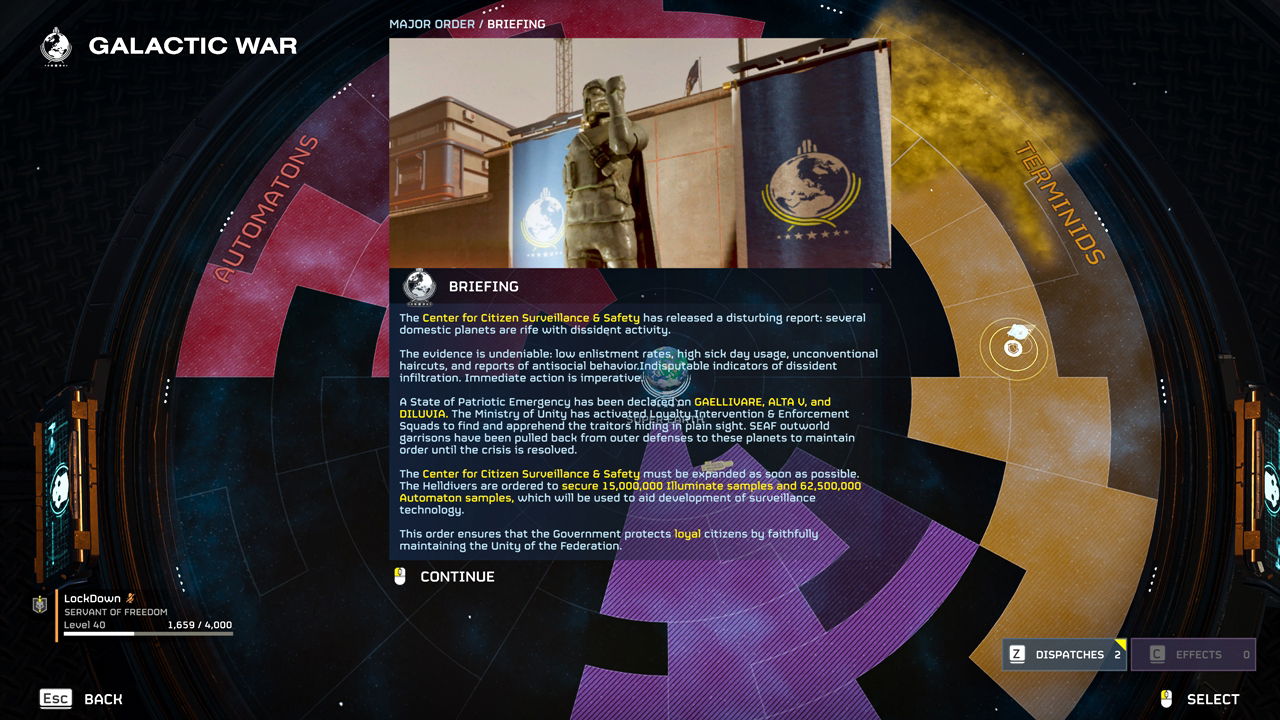 Helldivers 2 Major Order Update: Are We on Track to Expand the Center ...