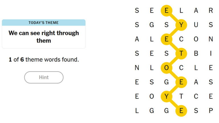 NYT Strands Hints and Answers for Today (November 15, 2025)