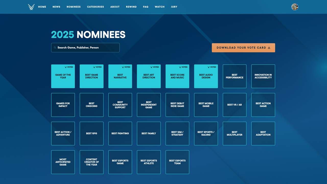 How to Cast Your Own Votes for The Game Awards 2025: Step-By-Step Guide