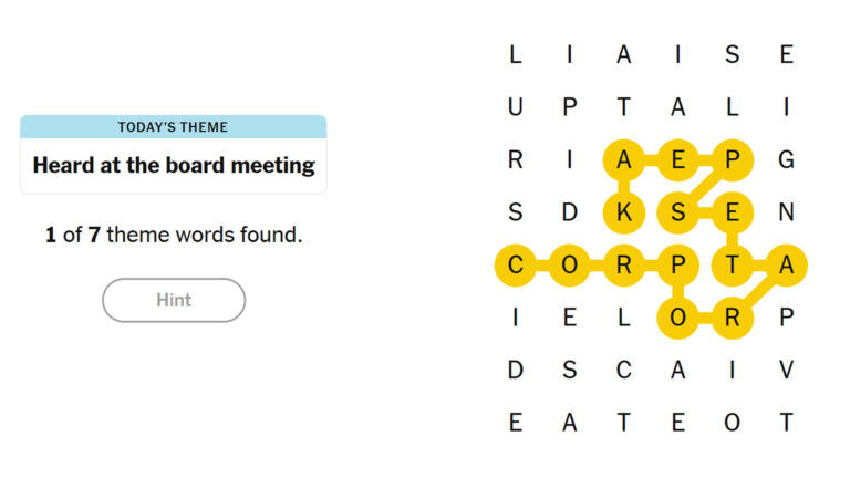 NYT Strands Hints and Answers For Today (November 21, 2025)