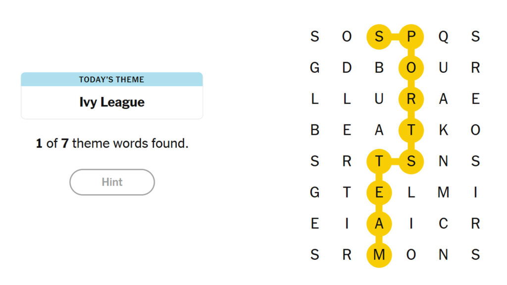 NYT Strands Hints and Answers For Today (November 22, 2025)