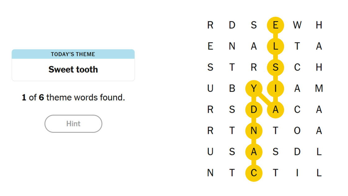 NYT Strands Hints and Answers for Today (November 23, 2025)