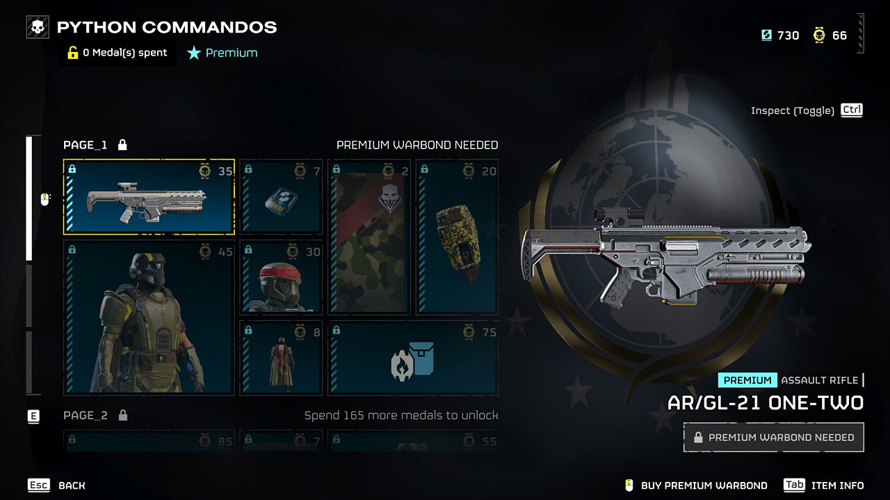 Helldivers 2 Python Commandos Warbond Breakdown: Every Item and Medal Cost