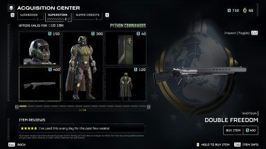 Helldivers 2 Python Commandos Warbond Breakdown: Every Item and Medal Cost