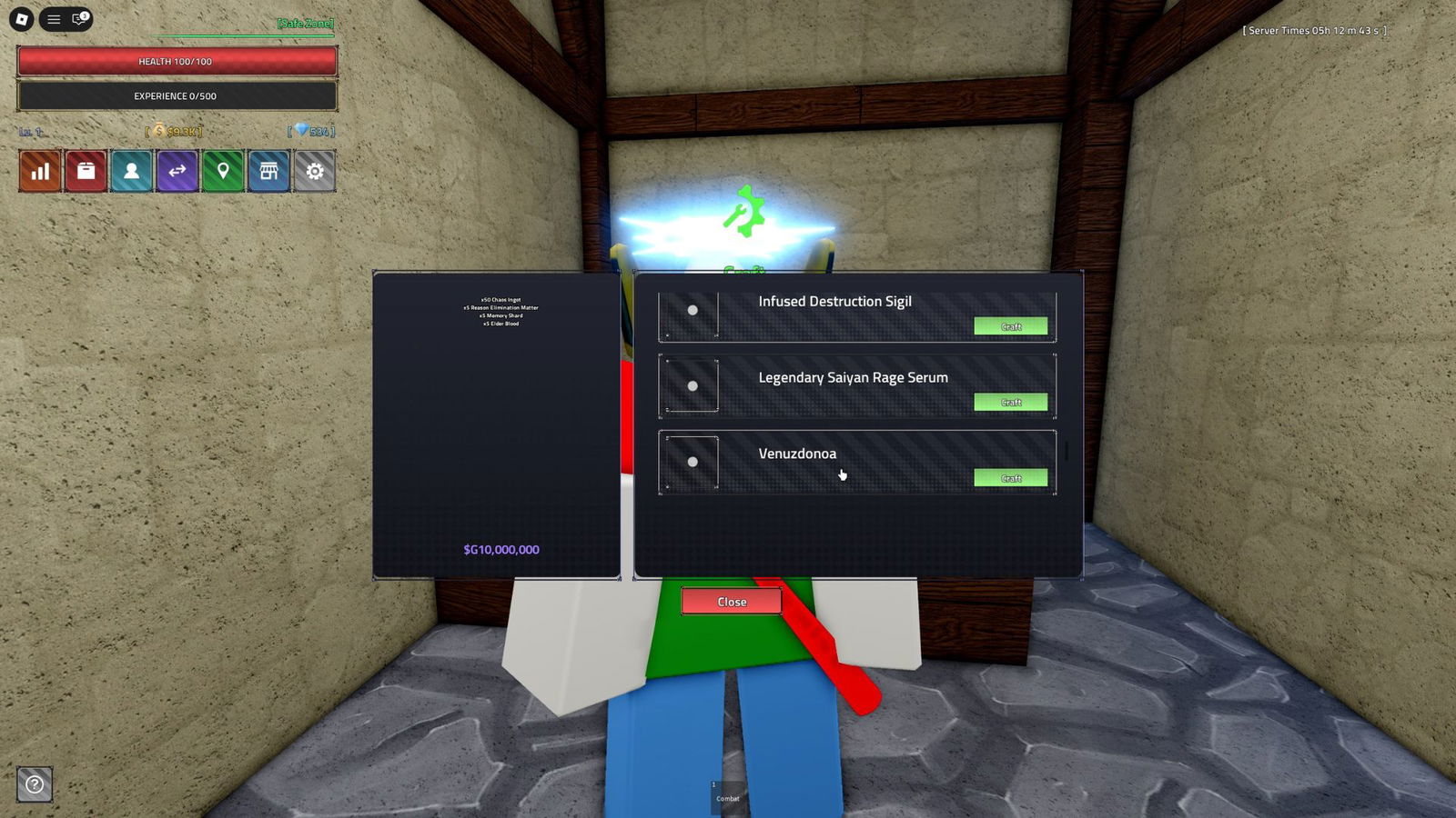 How to Craft the Venuzdonoa Sword in Verse Piece