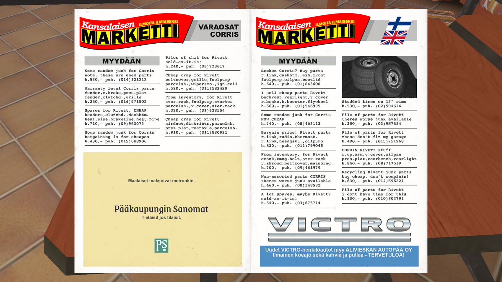 How To Get Corris Rivett in My Winter Car? Location & All Required Parts