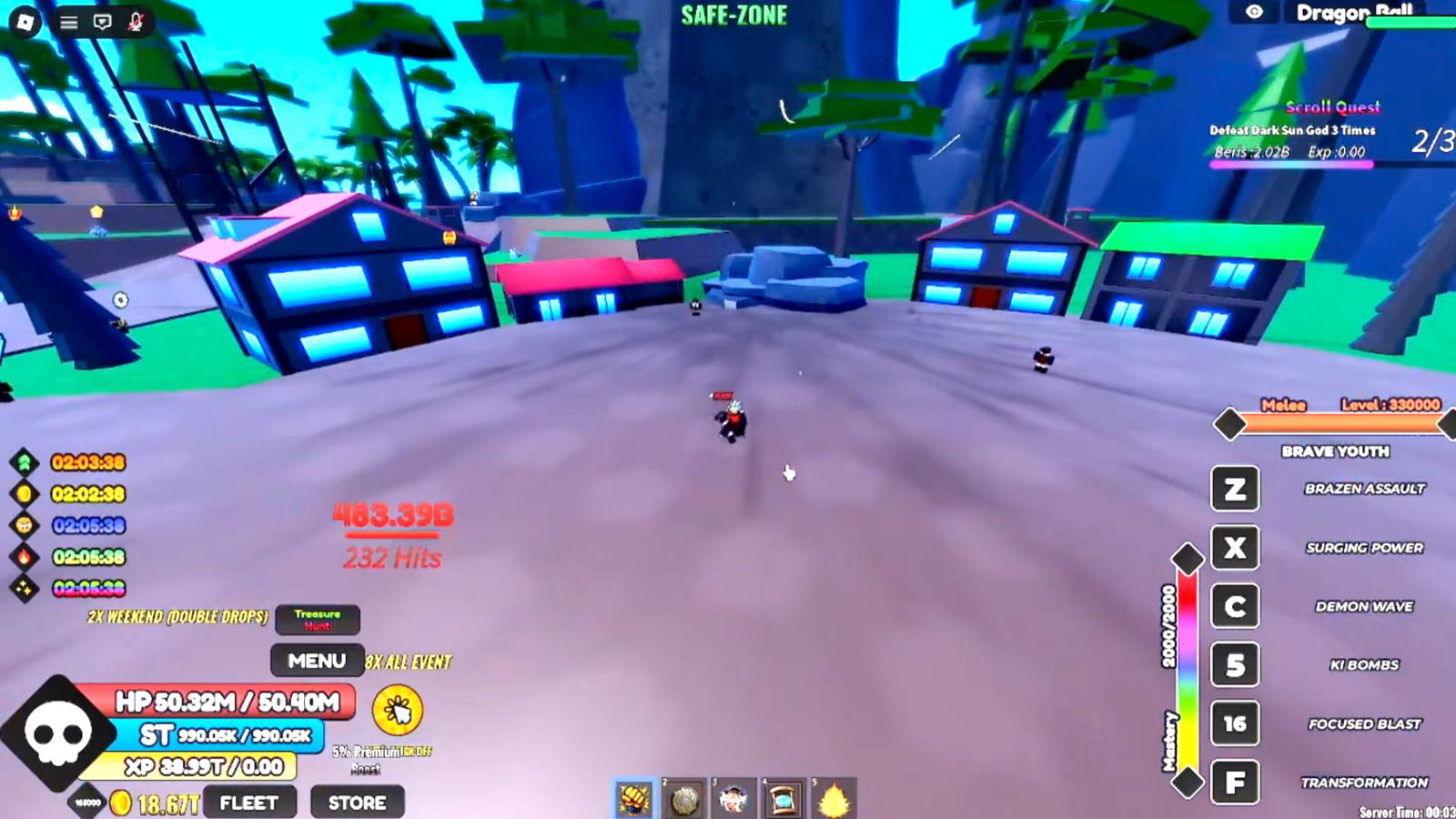 How to Get the Brave Youth Fighting Style in One Fruit Simulator