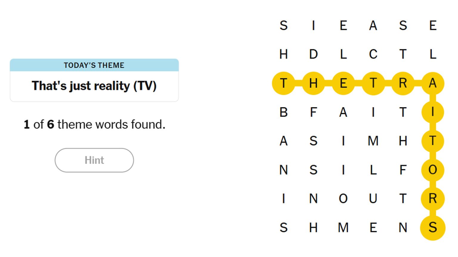 NYT Strands (That's just reality) Hints and Answers For Today (January ...