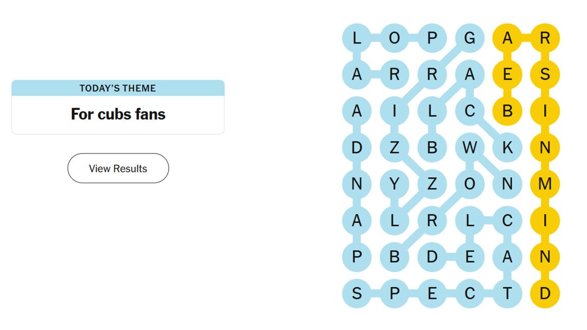 NYT Strands (For cubs fans) Hints and Answers for Today (January 9, 2026)