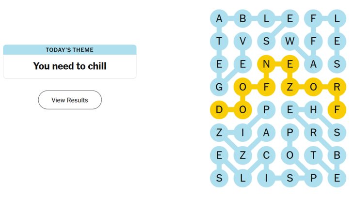 NYT Strands (You need to chill) Hints and Answers for Today (January 13 ...