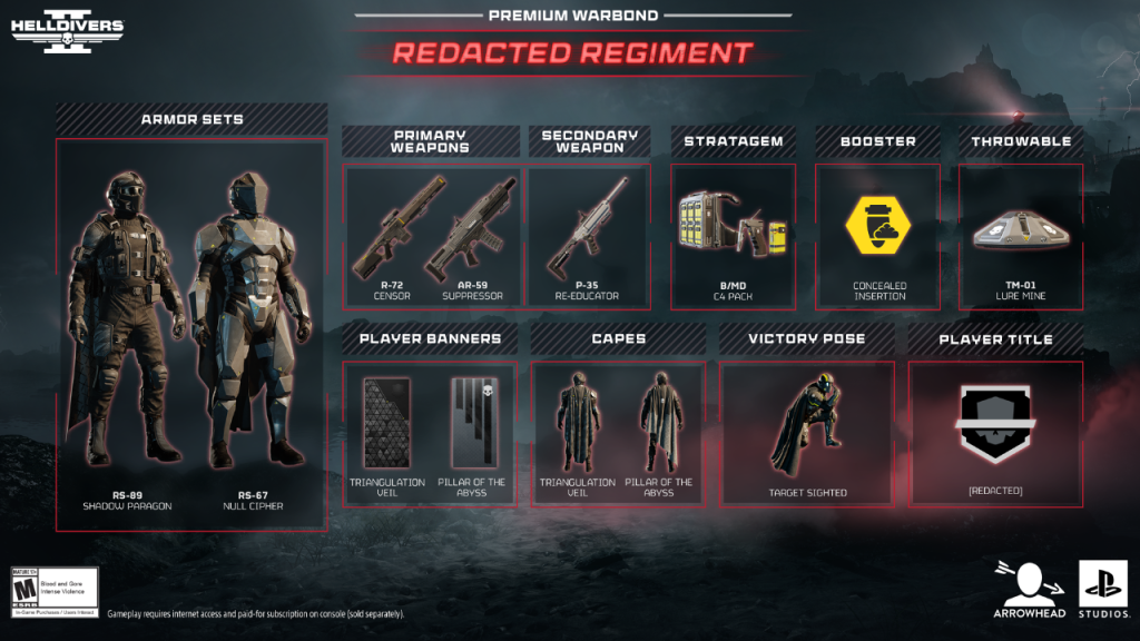 Helldivers 2 Goes Full Stealth Mode With The Latest Redacted Regiment ...