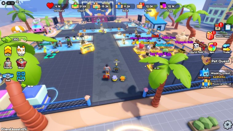 Gym Star Simulator Codes (January 2026): Get Free Spins and More