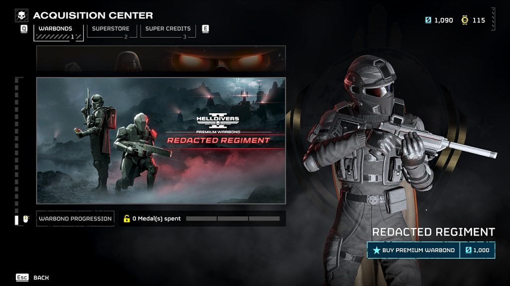 Все предметы в Helldivers 2 Redacted Regiment Warbond, рейтинг ...