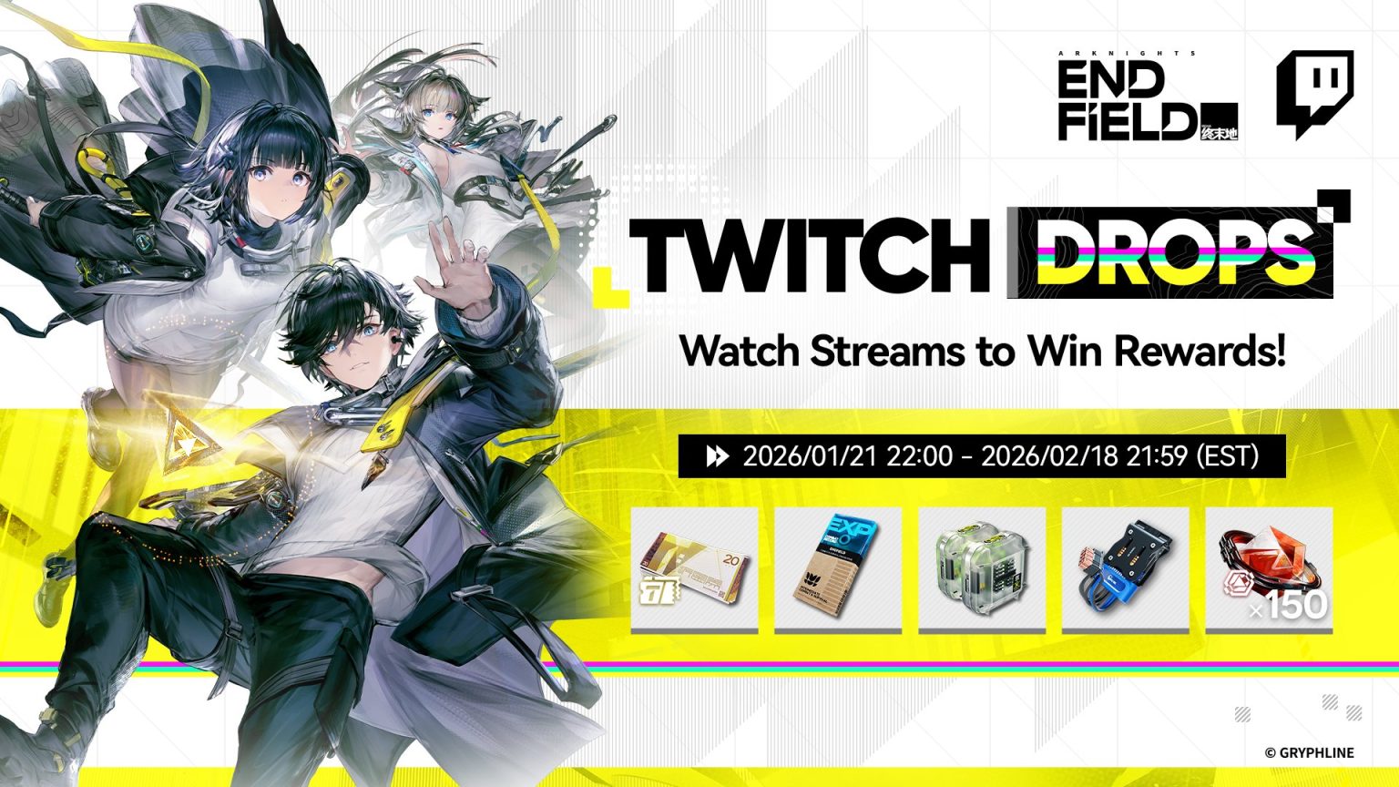 All Arknights: Endfield Twitch Drops & How to Claim Them: Free T-Creds ...