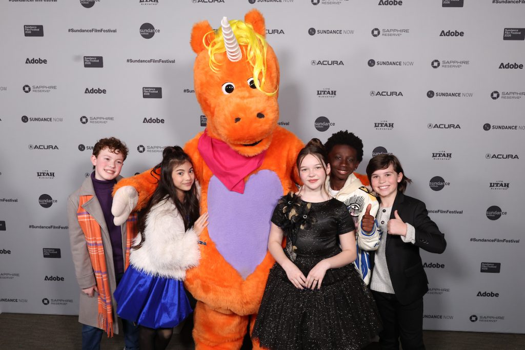Cristin Milioti, Topher Grace, Delaney Quinn, and Director Casper Kelly ...
