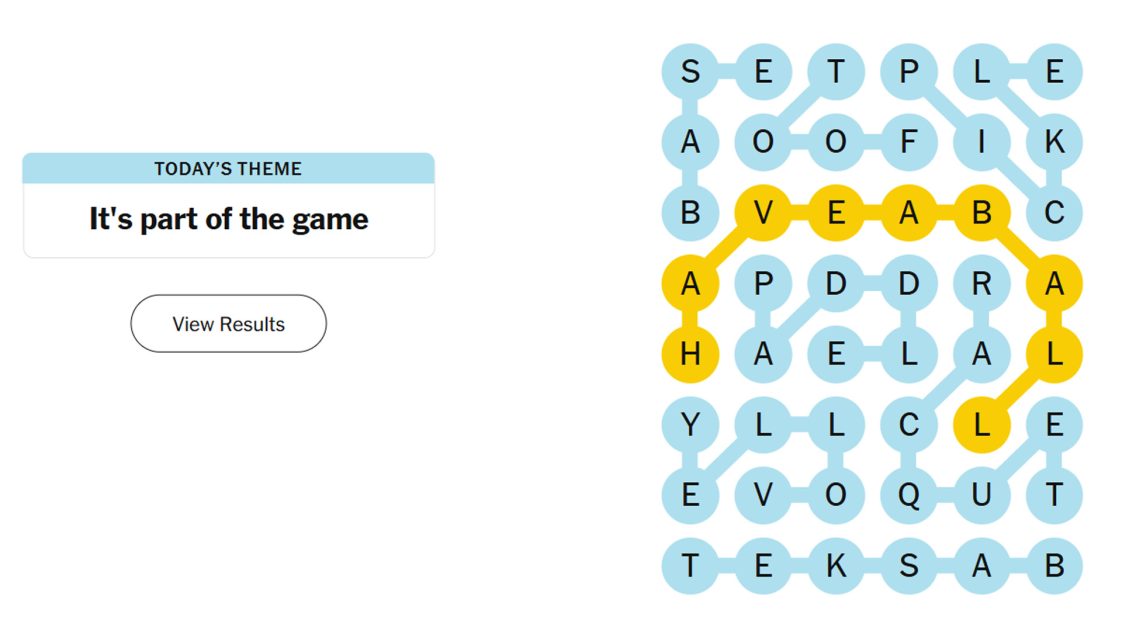 NYT Strands: (It’s part of the game) Hints and Answers for Today ...
