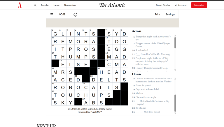 The Atlantic Games Answers for Today (January 31, 2026)