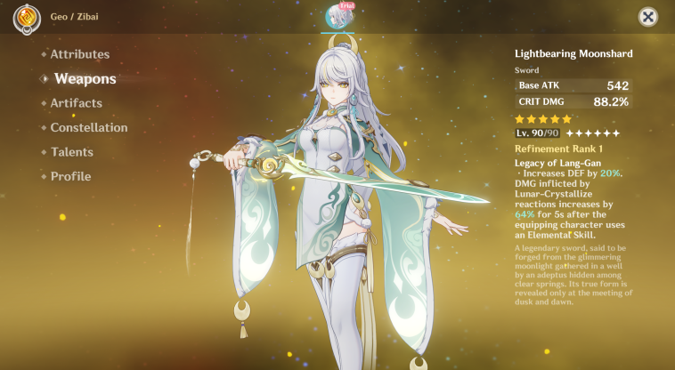 Best Zibai Build in Genshin Impact 6.3 (Best Weapons, Teams, Artifacts ...