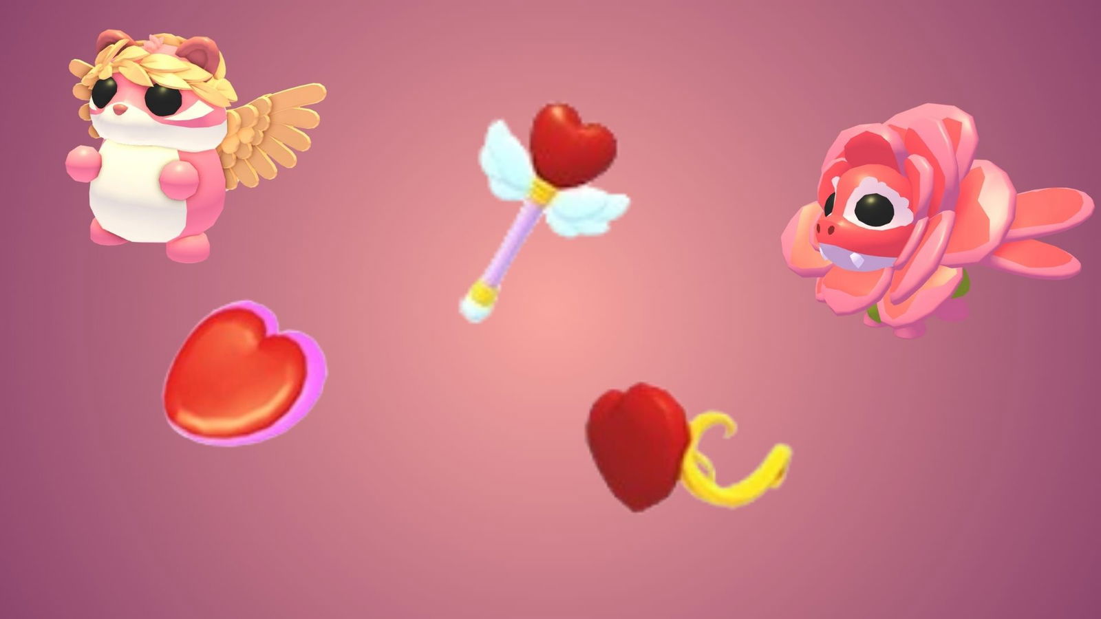 All Adopt Me Valentine Pets & Toys