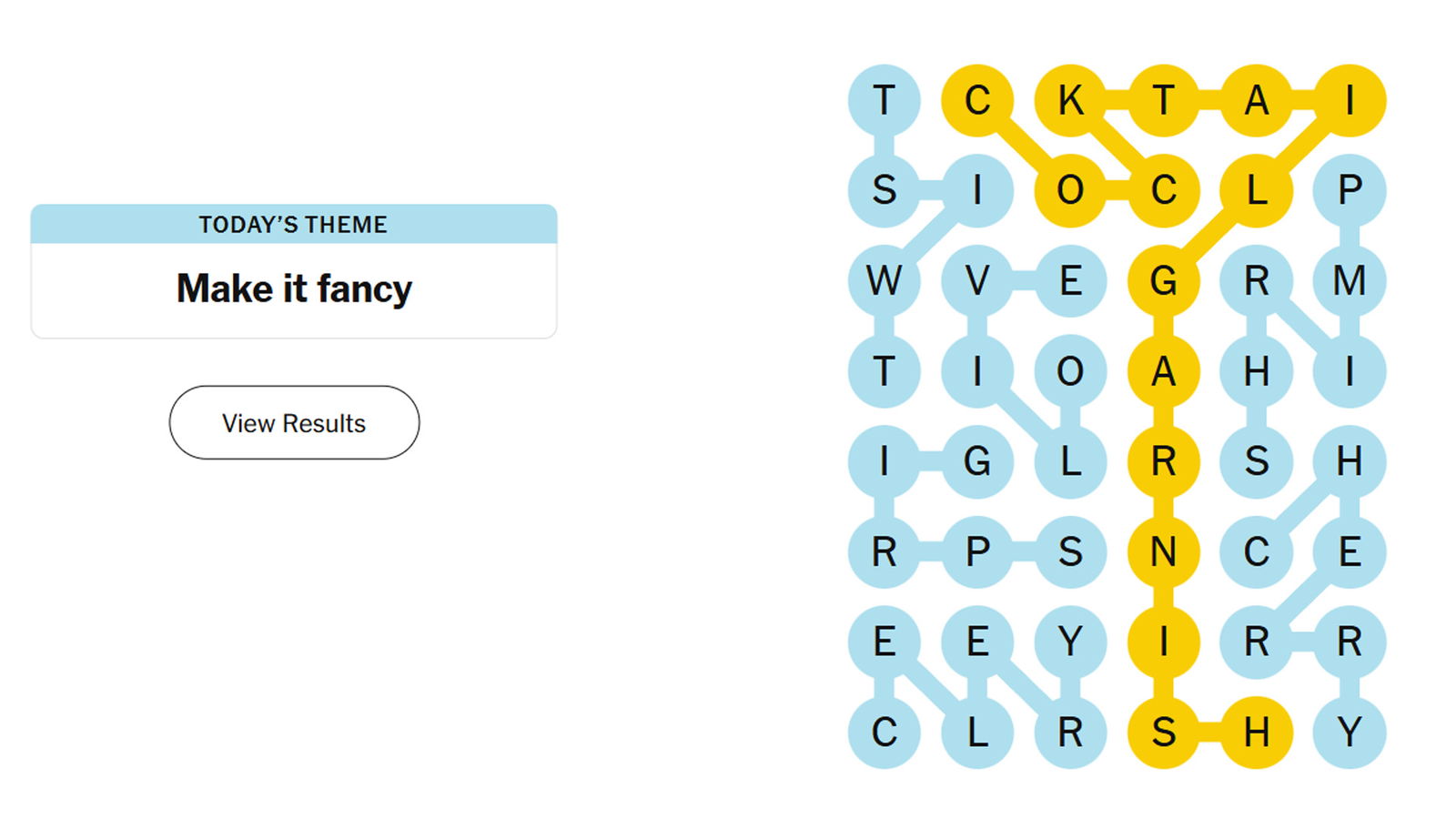 NYT Strands: (Make it fancy) Hints and Answers for Today (February 8, 2026)
