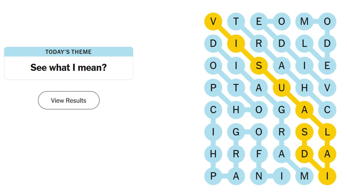 NYT Strands: (See what I mean?) Hints and Answers for Today (February ...