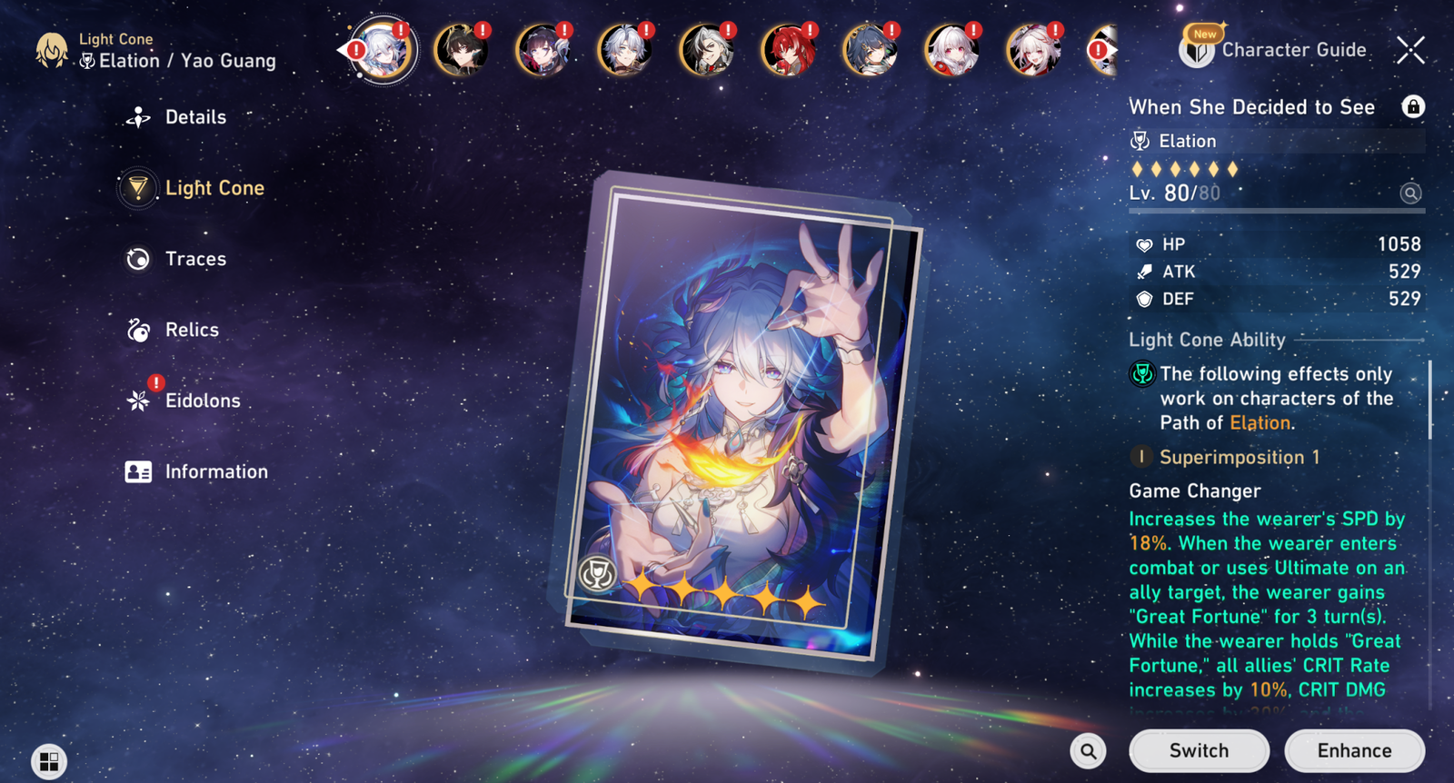 Best Yao Guang Build in Honkai Star Rail 4.0 (Best Light Cones, Relics ...