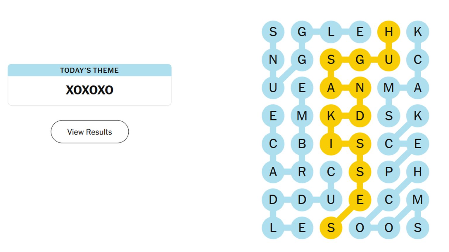 NYT Strands: (XOXOXO) Hints and Answers for Today (February 14, 2026)