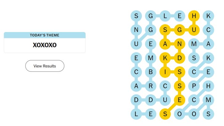 NYT Strands: (XOXOXO) Hints and Answers for Today (February 14, 2026)