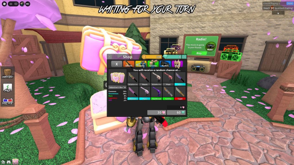How to Unlock All Items in Murder Mystery 2 Valentine’s Update