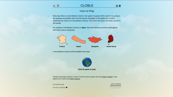 Globle Answer Hints and Answers for Today (March 1, 2026)