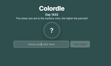 Colordle Hints and Answer for Today (February 25, 2026)