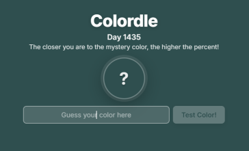 Colordle Hints and Answer for Today (February 27, 2026)