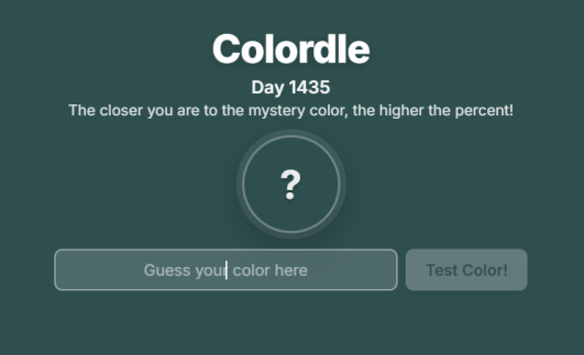 Colordle Hints and Answer for Today (February 27, 2026)