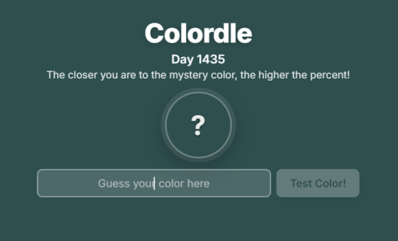 Colordle Hints and Answer for Today (February 27, 2026)