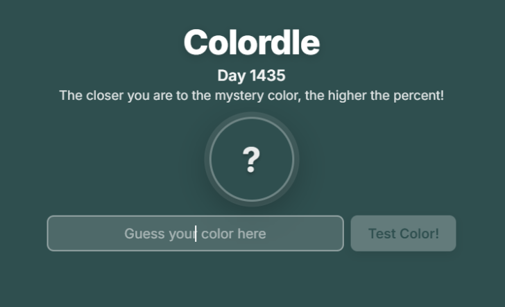 Colordle Hints and Answer for Today (February 27, 2026)