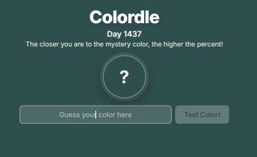 Colordle Hints and Answer for Today (March 1, 2026)