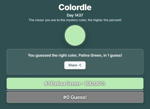 Colordle Hints and Answer for Today (March 1, 2026)