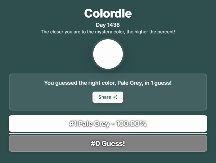Colordle Hints and Answer for Today (March 2, 2026)